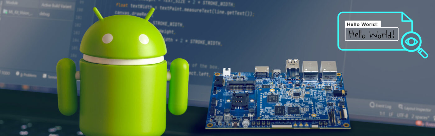 Text Recognition in Android with the VIA VAB-950