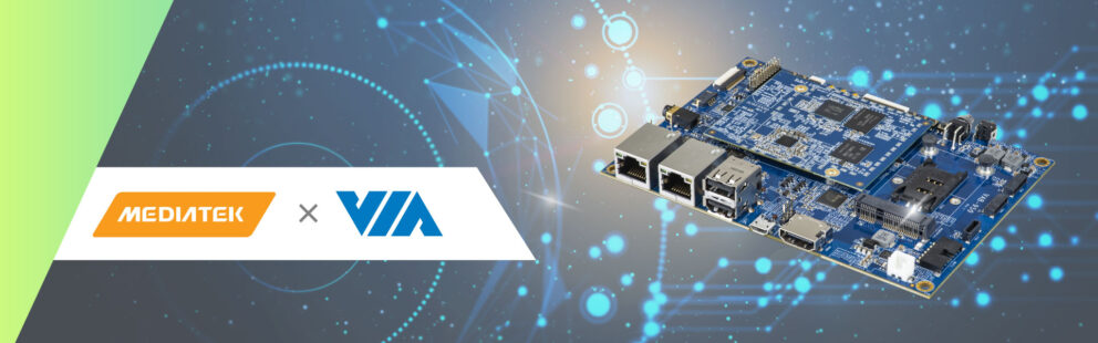 VIA VAB-950 Board Powered by MediaTek Genio 500 IoT Platform